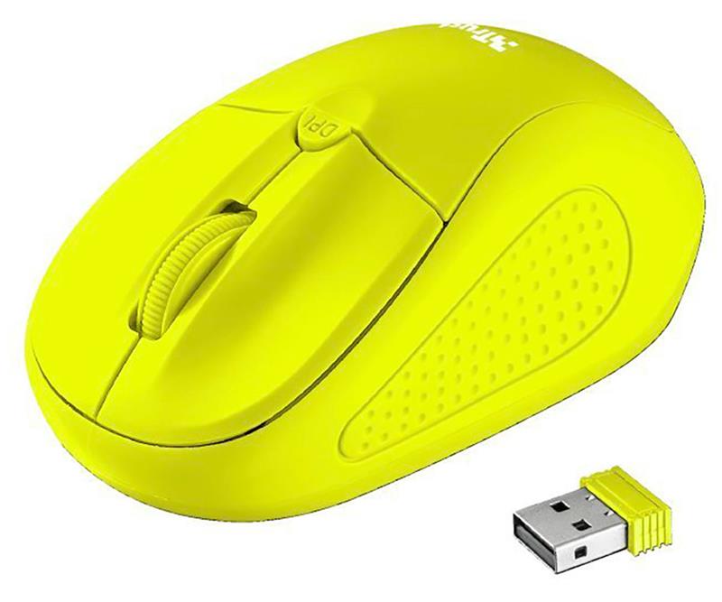 VIENTOS Trust - Primo Wireless Mouse - Neon Yellow